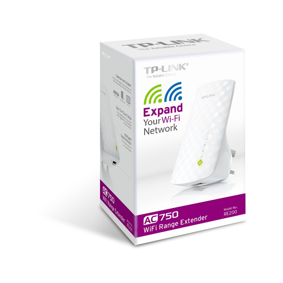 TP-LINK AC750 Dual Band Wireless Wall Plugged Range Extender, Mediatek ...
